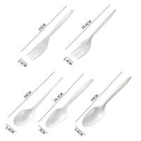 China Eco Friendly Disposable Plastic Spoons 14cm 18cm for Soup Ice Cream Kitchen Measuring Honey for sale