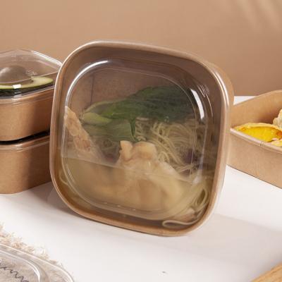China Eco-Friendly Disposable Lunch Box in 900 Ml for Regular Supply and Customized Size for sale