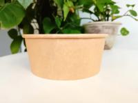 China 5.000kg Disposable Round Rectangular Kraft Paper Bowl Soup Salad Bowl Initial Payment for sale