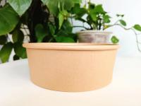 China 5.000kg Disposable Round Rectangular Kraft Paper Bowl Soup Salad Bowl Initial Payment for sale