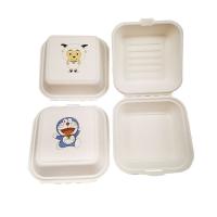 China Hamburg Lunch Box Eco-Friendly Biodegradable Hand Drawn Cake Roll Initial Payment for sale