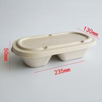China Eco Friendly Disposable Bagasse Bowl 500 1000ml Biodegradable Food Container for sale