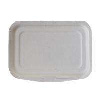 China Biodegradable Sugarcane Bagasse Lunch Box 7x5 Inch 500-1000ml Eco-Friendly Disposable Food Container for sale