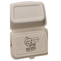China Biodegradable Sugarcane Bagasse Lunch Box 7x5 Inch 500-1000ml Eco-Friendly Disposable Food Container for sale