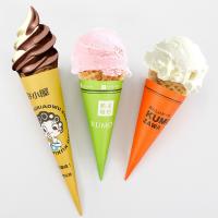 China Customized Single Wall Ice Cream Cone Paper Wrapping Paper for Eco-Friendly Packaging for sale