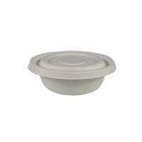 China Customized 500ml Bagasse Bowl Lid Eco Friendly Disposable Sugarcane Pulp Food Container for Household Outdoor for sale