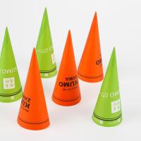 China Aluminized Paper Ice Cream Cone Sleeves with Customizable Colourful Packaging Options for sale