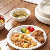 China Eco-Friendly Disposable Bagasse Tray Thickened and Environmentally Friendly for sale