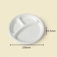 China Eco-Friendly Disposable Bagasse Tray Thickened and Environmentally Friendly for sale