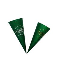 China Custom Logo Cone Shaped Ice Cream Paper Holder 1000pcs Food Grade Eco Friendly Disposable Sleeving Cup for sale