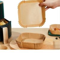 China Square Non-Stick Waterproof Baking Parchment Air Fryer Disposable Paper Liner 5000 PCS for sale