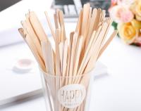 China Eco-Friendly Wood Coffee Stirrer 14cm 19cm Biodegradable Disposable Stir Sticks for sale