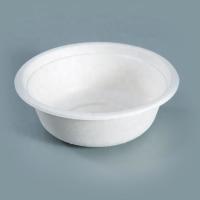 China Disposable Round Sugarcane Bagasse Pulp Salad Food Bowls with Lids 12oz 16oz for sale