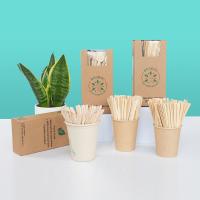 China Disposable Wooden Round Head Coffee Stirrer 15cm 100pcs per Bag Eco Friendly for sale