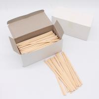 China Disposable Wooden Round Head Coffee Stirrer 15cm 100pcs per Bag Eco Friendly for sale