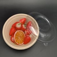 China Eco Friendly Biodegradable Bagasse Salad Bowl with Lid 12 oz Disposable Party Bowl for sale