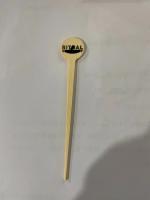 China Eco-Friendly Disposable Bamboo Round Head Coffee Stirrer/Stirring Custom Size and Logo for sale