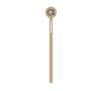 China US Eco Friendly Various Size Custom Logo Disposable Bamboo Round Head Coffee Stirrer for sale