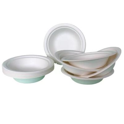 China Disposable Cat Bowl 220ml Eco Friendly Biodegradable Paper Pet Food Bowl for Outdoor Use for sale