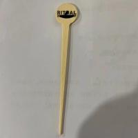 China Advantageous Eco-Friendly Multi Color Bamboo Coffee Stirrer with Custom Size and Logo for sale