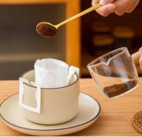 China Disposable Hanging Ear Coffee Filter Paper Bag Ultrasonic Sealed 1 Cup Drip Brew for sale