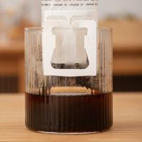 China Disposable Hanging Ear Coffee Filter Paper Bag Ultrasonic Sealed 1 Cup Drip Brew for sale
