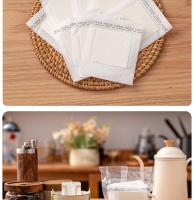 China Disposable Hanging Ear Coffee Filter Paper Bag Ultrasonic Sealed 1 Cup Drip Brew for sale