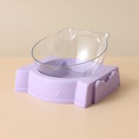 China Pet Water Bottle Double Bowl Feeding Cup 550ml Food Grade Portable Dog Water Dispenser for sale