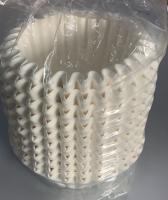 China Hand Brewed Paper Coffee Filter 245*85mm Double Corrugated Paper Cup Without Lid for sale