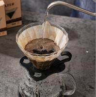 China Hand Brewed Paper Coffee Filter 245*85mm Double Corrugated Paper Cup Without Lid for sale