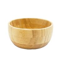 China Natural Bamboo Bowls Custom Logo Reusable Wood Fiber Salad Fruit Flat Bottom Bowl 10000 MOQ for sale