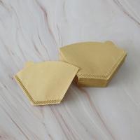 China Food Grade Heat Seal Coffee Filter Paper for V60 Dripper 100 Pieces Biodegradable for sale
