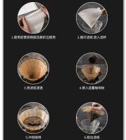 China Flexographic Printing Disposable Food Grade Filter Paper for Coffee Tea Paper Filter for sale