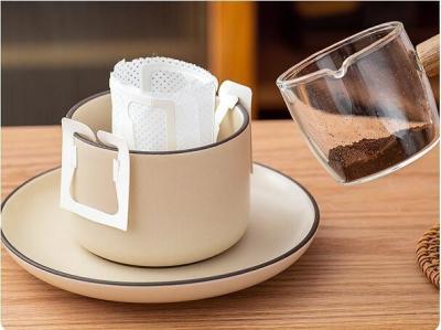 China Food Grade Heat Seal Filter Paper for Coffee Tea Bags 100 Pieces Biodegradable for sale
