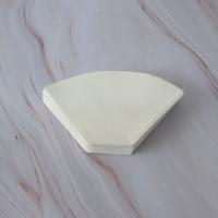 China Sector Shape Coffee Filter Paper 14.5x10cm 16x11.5cm for V60 Dripper Biodegradable for sale