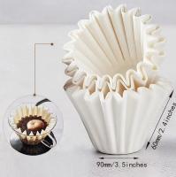 China Eco-Friendly Paper Coffee Filter 245*85mm E for Hand Brewing Without Lid Customization for sale