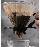 China White Natural Brown Coffee Filter Paper 1-4 4-8 8-12 Cup Capacity Disposable Biodegradable for sale