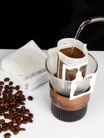 China Durable Ear Hanging Coffee Filter Paper with Portable Drip Type Hand Washed Filter Bag for sale