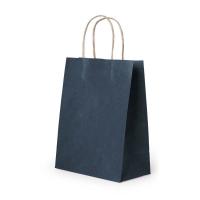 China Custom Logo Kraft Paper Hand Bag 100pcs per Bag Food Grade Takeaway Gift Bag for sale