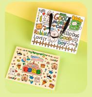 China Customizable White Card Paper Gift Handbag for Shopping Clothing 100pcs per Bag for sale