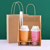 China Custom Thickened Paper Gift Bag for Clothing Store Takeaway 100pcs per Bag for sale