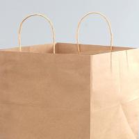 China Custom Kraft Paper Bag for Milk Tea Takeaway Shopping Packaging with Logo Acceptance 100pcs for sale