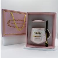 China 55 Degree Porcelain Coffee Tea Cups with Customizable Logo and USB Charging Function for sale