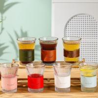 China Customized Japanese-Style Household High Color Value Tea Cup with Vertical Grain Design for sale