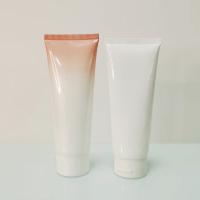 China Plastic Soft Tube for Face Wash Cream White Facial Cleanser with Flip Top Cap 50ml for sale