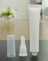 China 19-Bristle Brush Head Blank Hose 10g 20g Plastic Cosmetic Tube Custom Color for sale