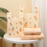 China Custom Logo Printed Plastic Vest Bags for Supermarket Shopping Takeaway Packaging 100pcs per Bag for sale
