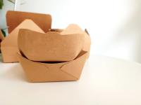 China Disposable Kraft Paper Fast Food Trays for French Fries Custom Size OEM for sale
