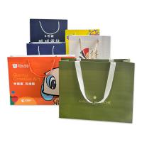 China Custom Logo Kraft Paper Box with Handle Eco Friendly Disposable 12 oz for sale