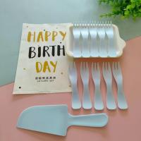 China Disposable Plastic Knife Fork Plate Suit Cake Cutlery Suit for Business Functions for sale